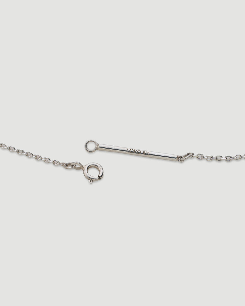 initial necklace 01 silver｜LORO(ロロ)公式通販